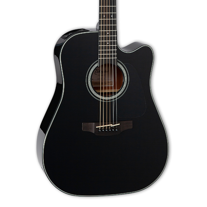 Takamine Guitar Acoustic Electric GD30CE Black Gloss G Series Dreadnought with Cutaway